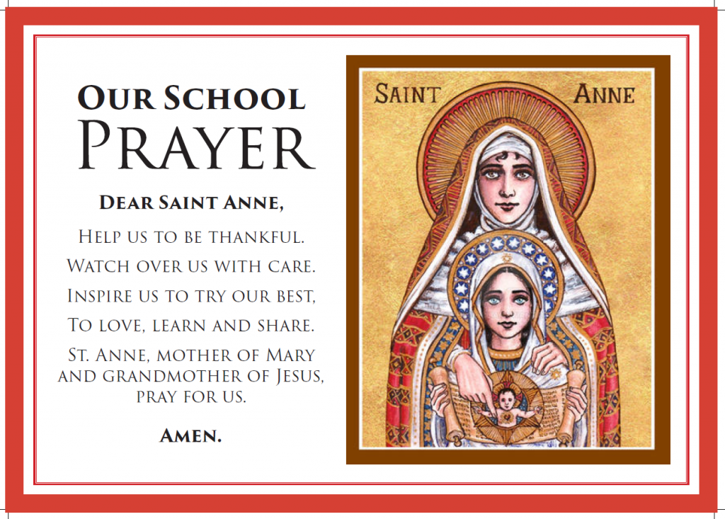 St. Annes Prayer Final - St Annes Primary School